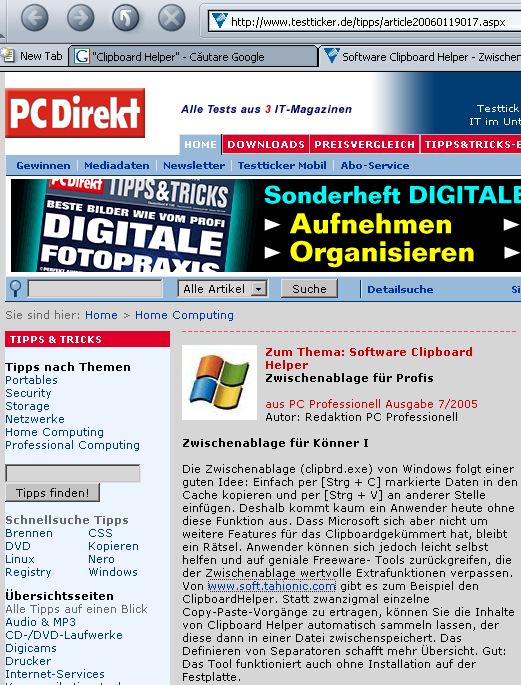 Clipboard Helper-enhances the Windows clipboard. Copy multiple text ...